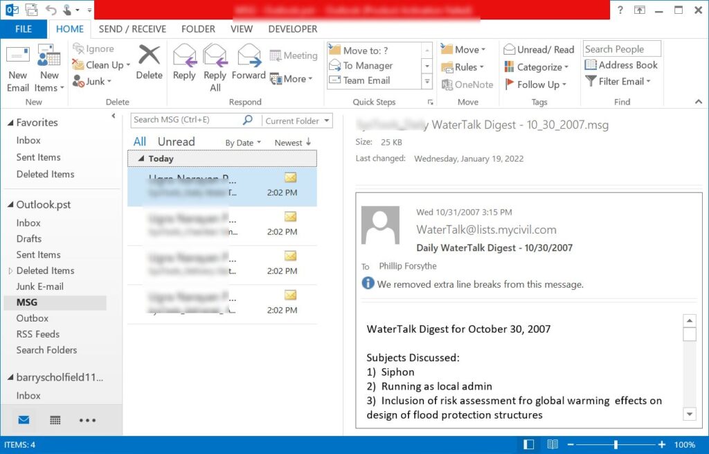 Convert Multiple MSG Files to PST Format without Microsoft Outlook